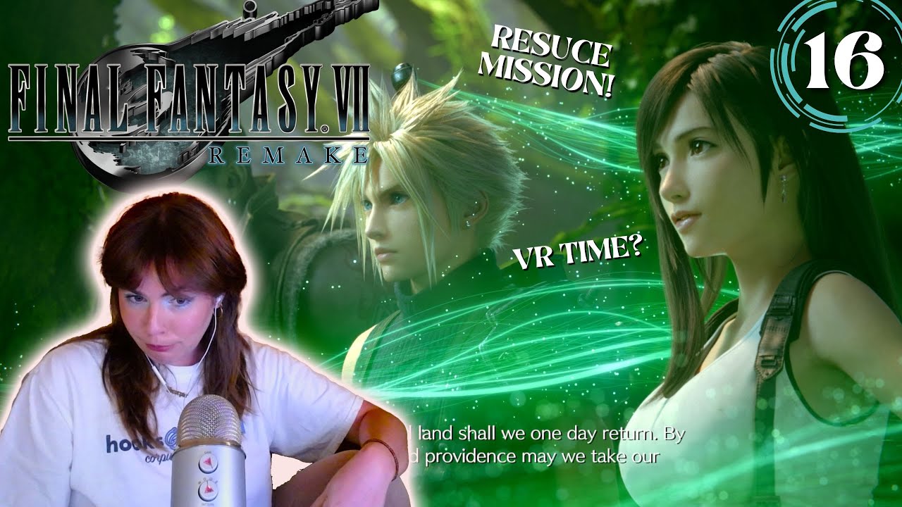 Squad enjoys some Shinra propaganda VR | PART 16 | Let's play Final ...