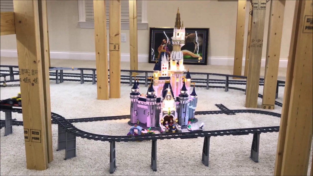 Lego Train Multi-Level Layout - YouTube