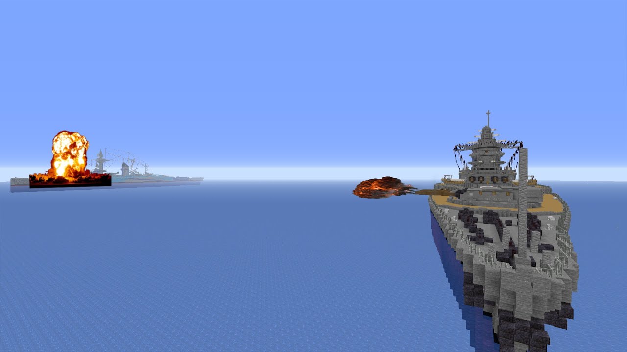 Minecraft Battleship : AP Shell [Armor Piercing shell ] - YouTube