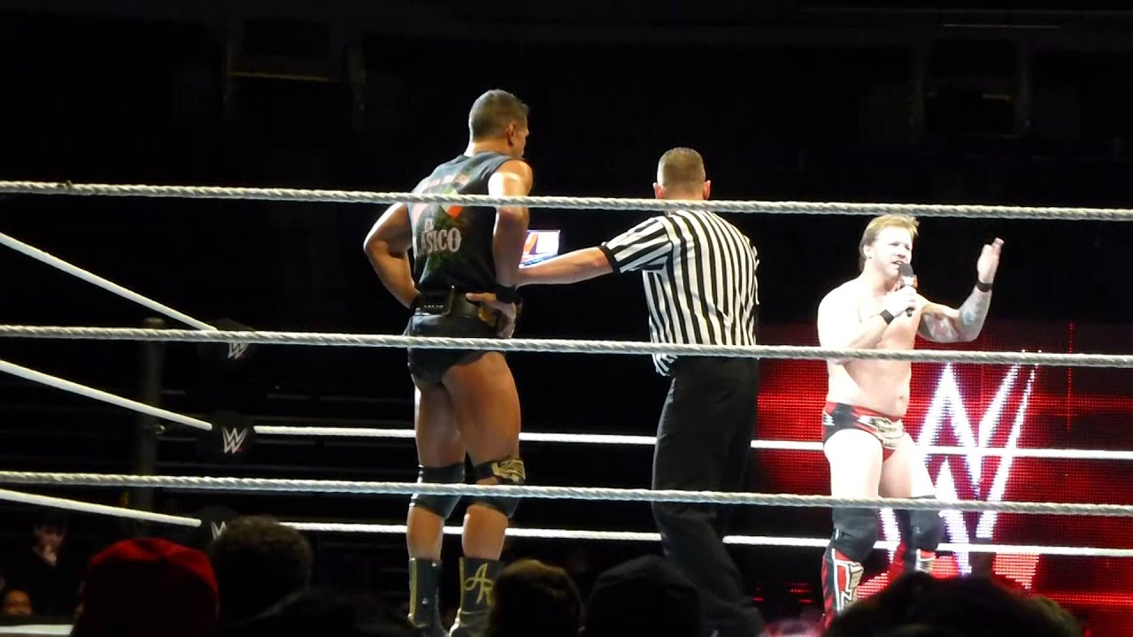 WWE Live - Chris Jericho vs. Alberto Del Rio - Houston, TX 01/08/16 ...