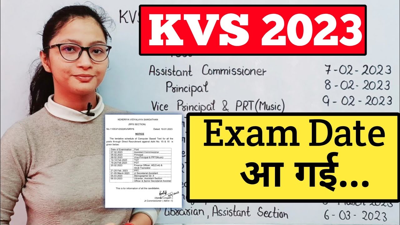 KVS Exam Date Out | KVS News Today | KVS Tentative Exam Date 2023 ...