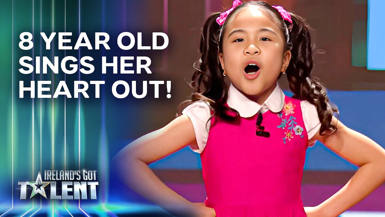 8 Year Old Sings Her Heart Out at Semi Finals! | Ireland's Got Talent ...