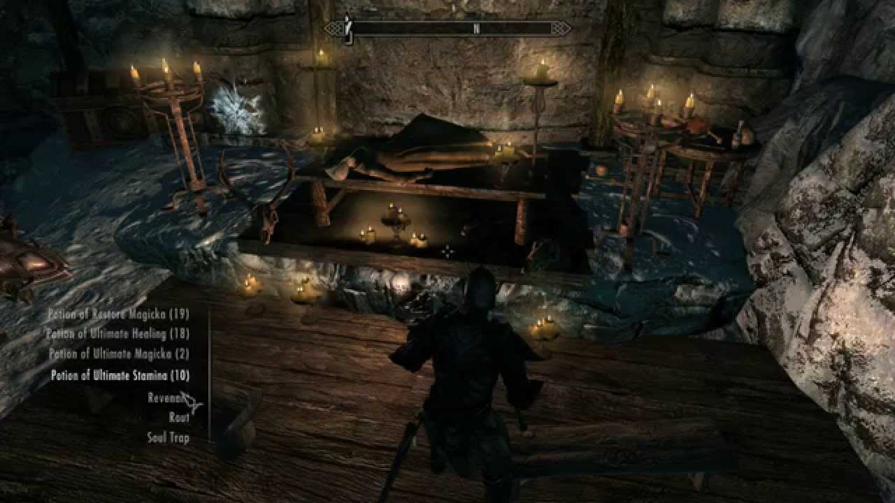 Skyrim - Hob's Fall Cave - Shashinshah - Level 61 - YouTube