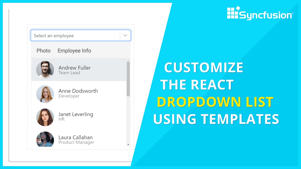 Customize The React Dropdown List Using Templates YouTube Customize The React Dropdown List Using Templates YouTube
