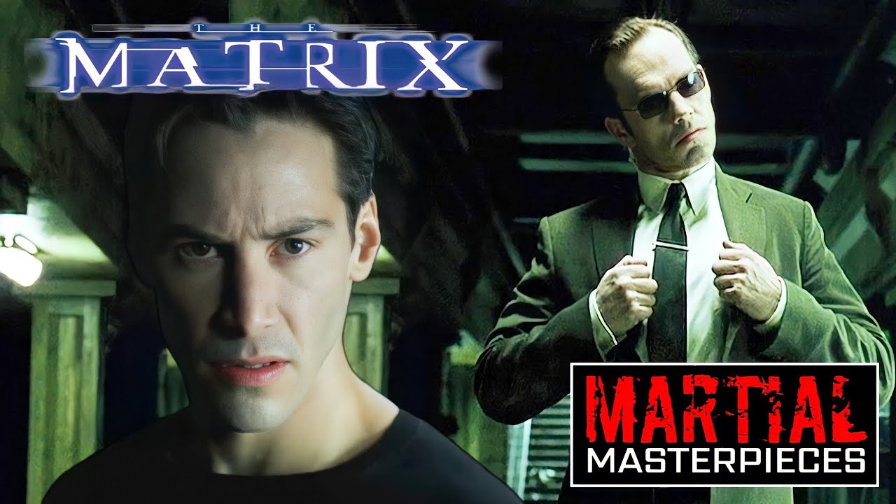 The Matrix (1999) | Keanu Reeves vs. Hugo Weaving | ALL FIGHT SCENES ...