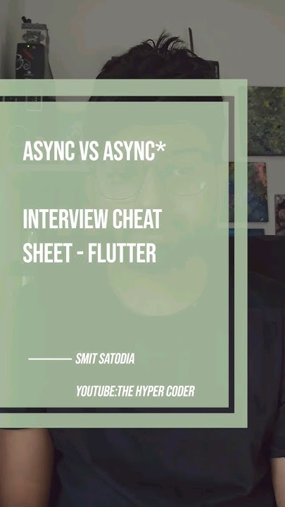 async vs async* in flutter | Interview cheat sheet - YouTube