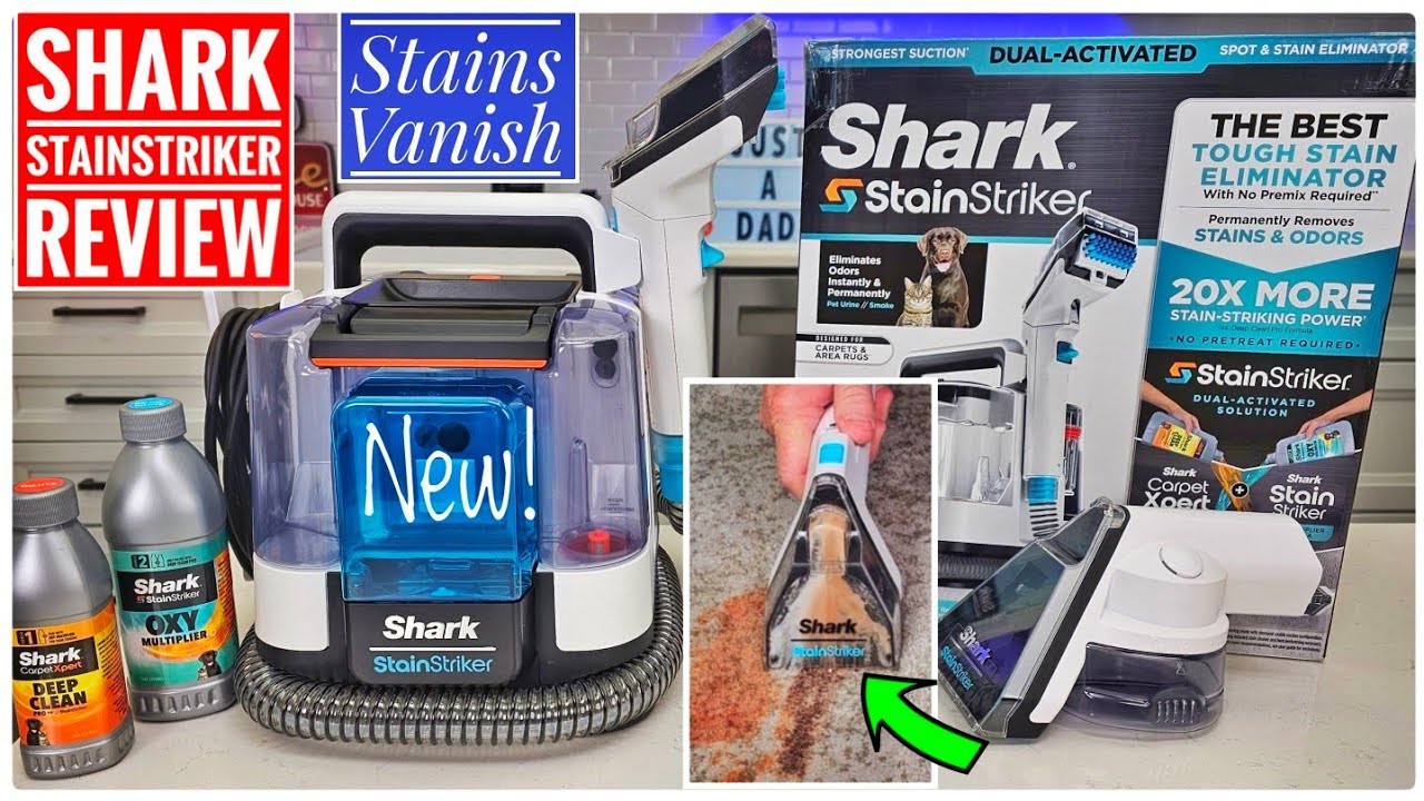 Shark StainStriker Portable Carpet & Upholstery Cleaner PX201 Review ...