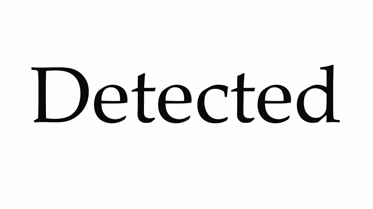 How To Pronounce Detected YouTube How To Pronounce Detected YouTube