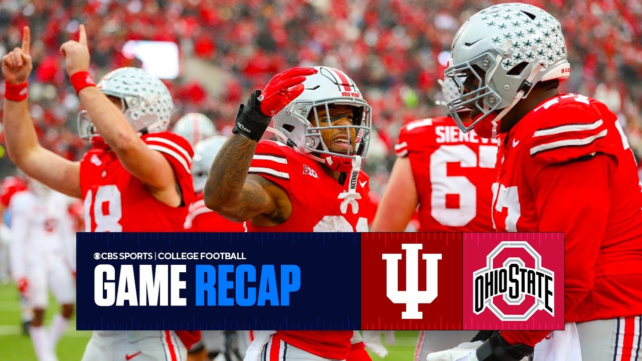 No. 2 Ohio State WINS 30th straight game vs No. 5 Indiana | Game Recap ...
