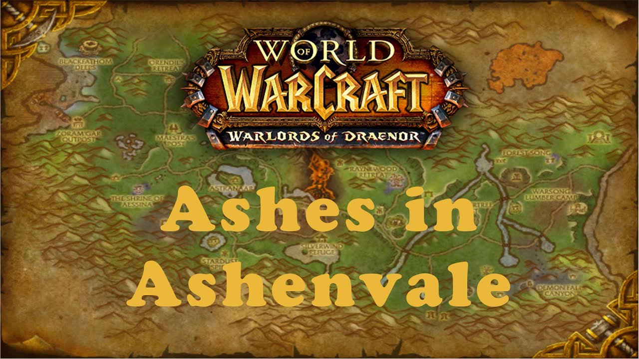 World of Warcraft Quest: Ashes in Ashenvale (Alliance) - YouTube
