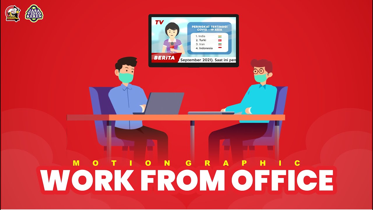 Contoh Video Motion Grafis (Akhirnya Bisa Work From Office Lagi) Jasa ...