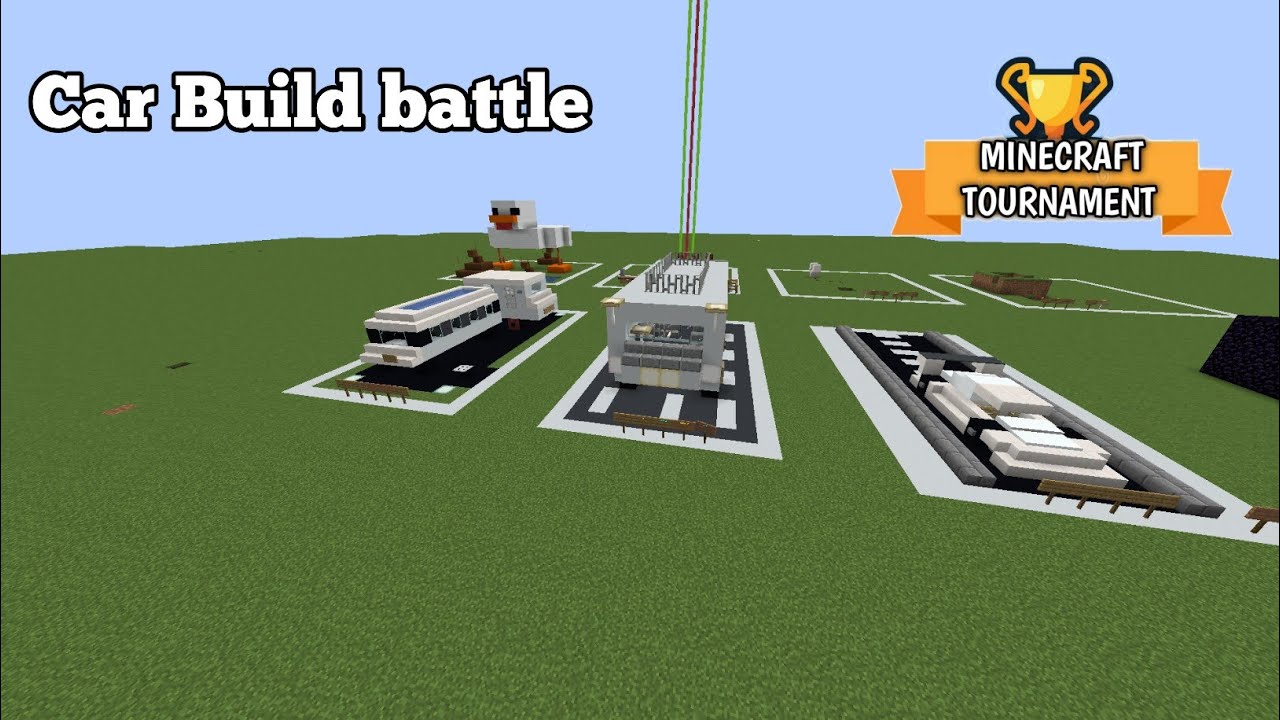 Car Build Battle In Minecraft - YouTube
