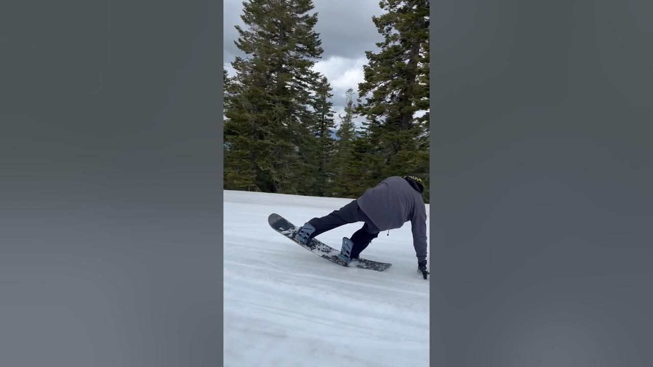 Flat Ground Freestyle Riding Slushy Spring Riding Is Fun Gosnowboarding Youtube