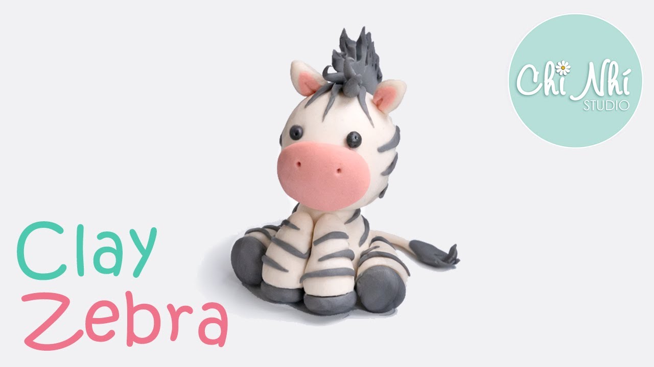 Nặn Ngựa vằn - Ở nhà mùa dịch | Clay Zebra | Clay animals - YouTube