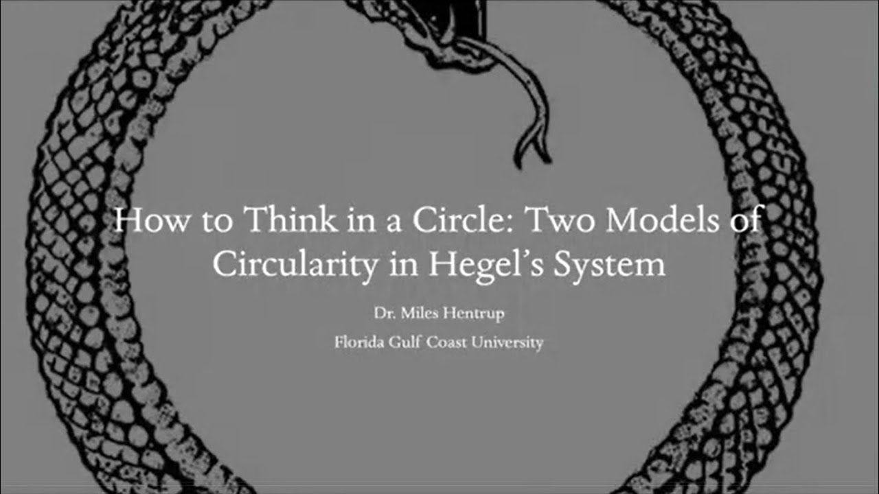 How to Think in a Circle: Two Models of Circularity in Hegel's Logic ...