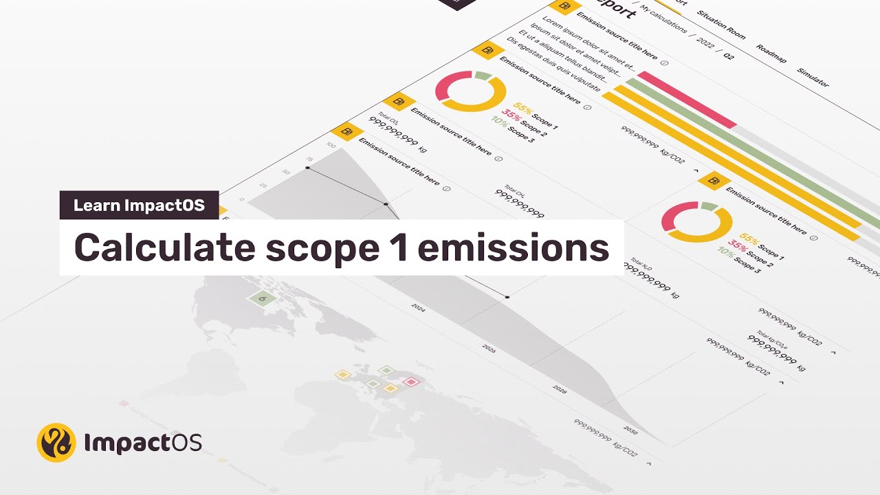 Calculate scope 1 emissions - YouTube