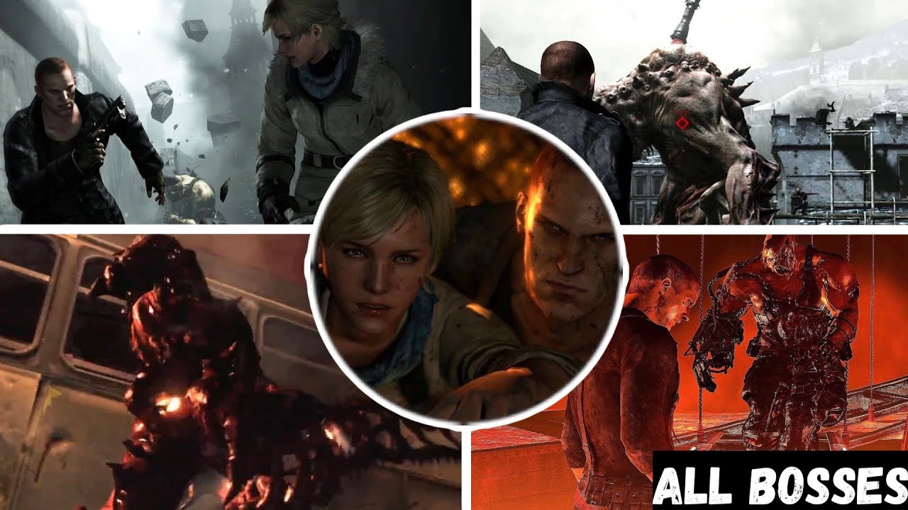 Resident Evil 6 - All Bosses (Jake Campaign) - YouTube