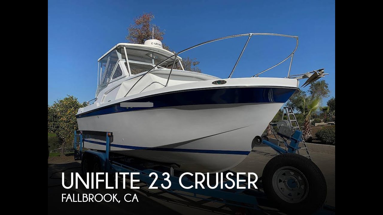 Used 1967 Uniflite 23 Cruiser for sale in Fallbrook, California - YouTube