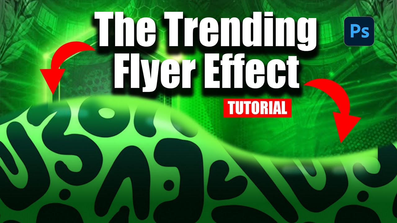 This Flyer Effect is Blowing up! Here's how to design it - YouTube