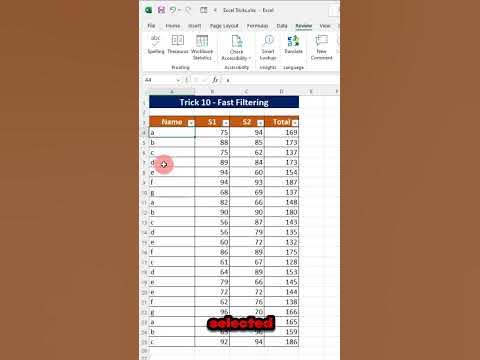 Trick 10 - Fast Filtering in Excel: Turbocharge Your Data Exploration ...