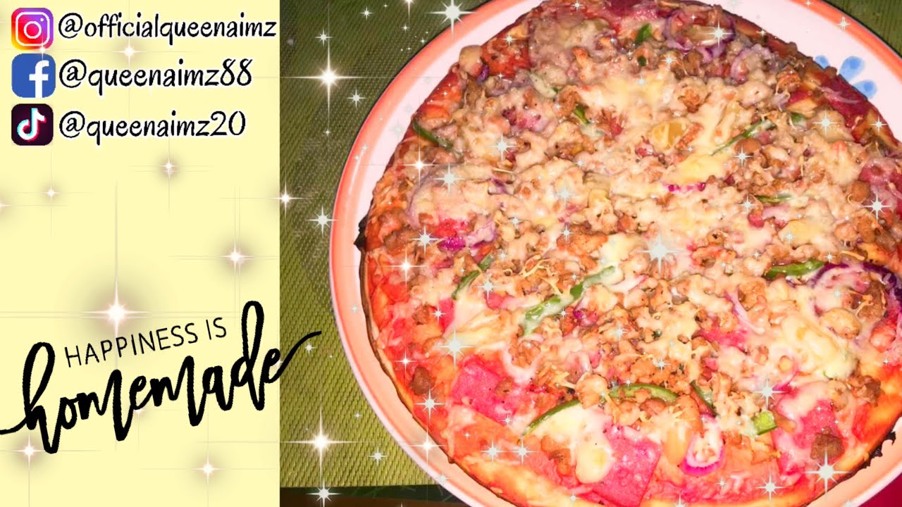 Homemade Filipino Style Pizza - YouTube