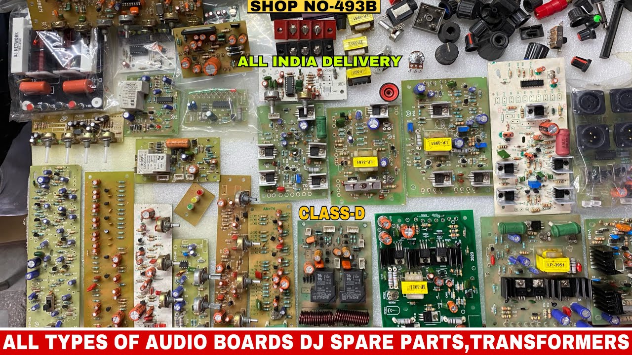 ALL TYPES OF AMPLIFIER AUDIO BOARDS | DJ SPARE PARTS | WHOLESALE RATE ...