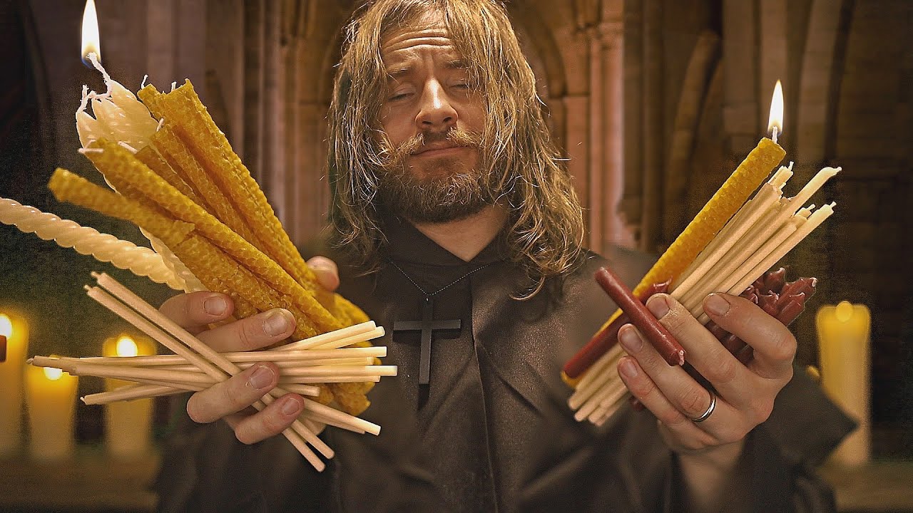 [ASMR] Midnight Medieval Candle Maker 🕯️ - YouTube