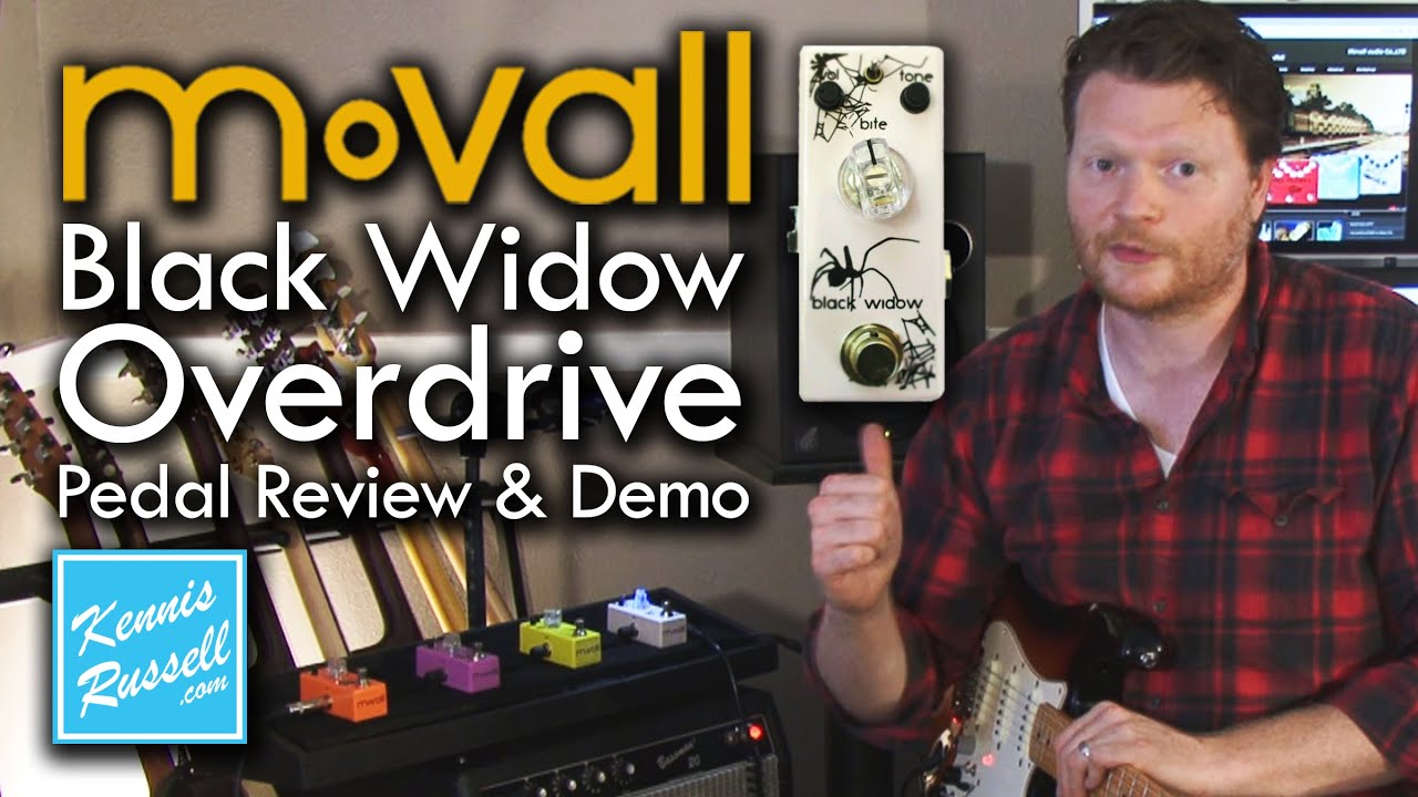 Movall Black Widow Overdrive Pedal Review & Demo - YouTube