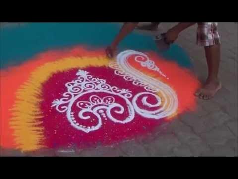 Art of making rangoli designs Beautiful Rangoli Design Latest Rangoli ...