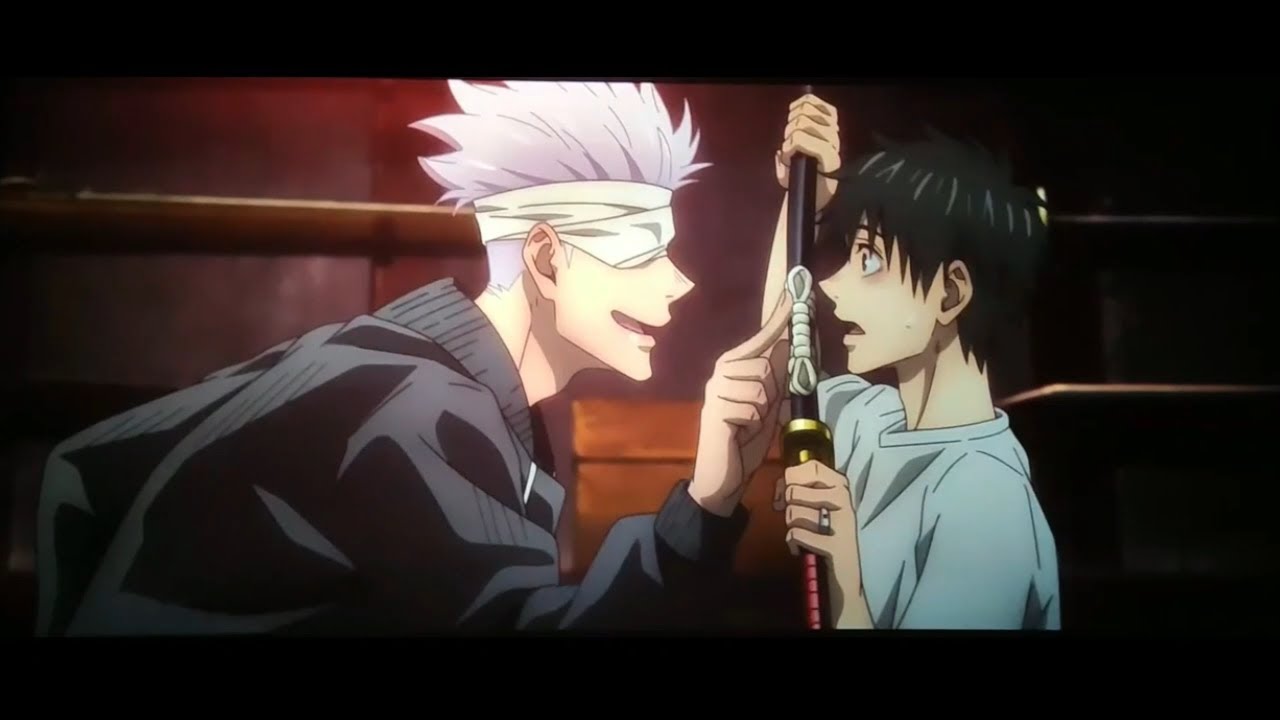Gojo Explains Curse Katana | 呪術廻戦 0 Movie - YouTube