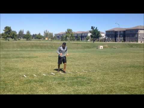 Speed Ladder Ali Shuffle SAQ) - YouTube