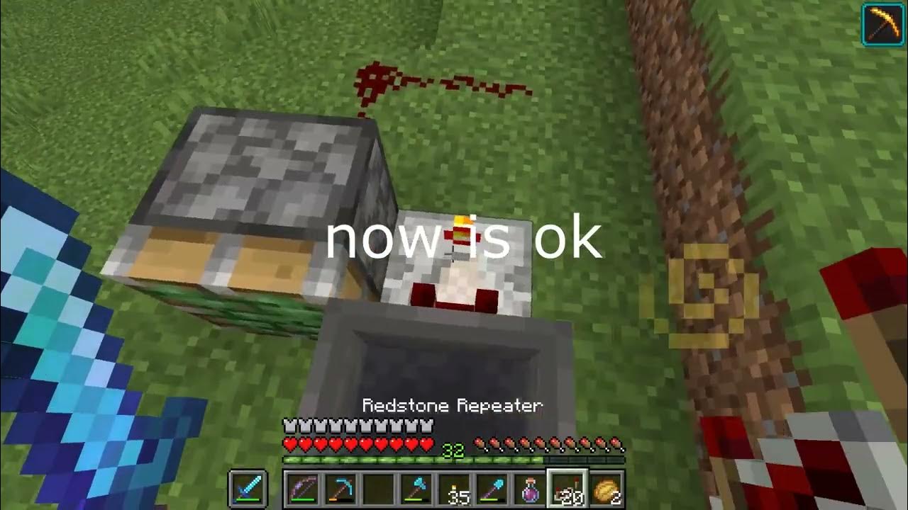 Redstone hopper clock tutorial EZ - YouTube