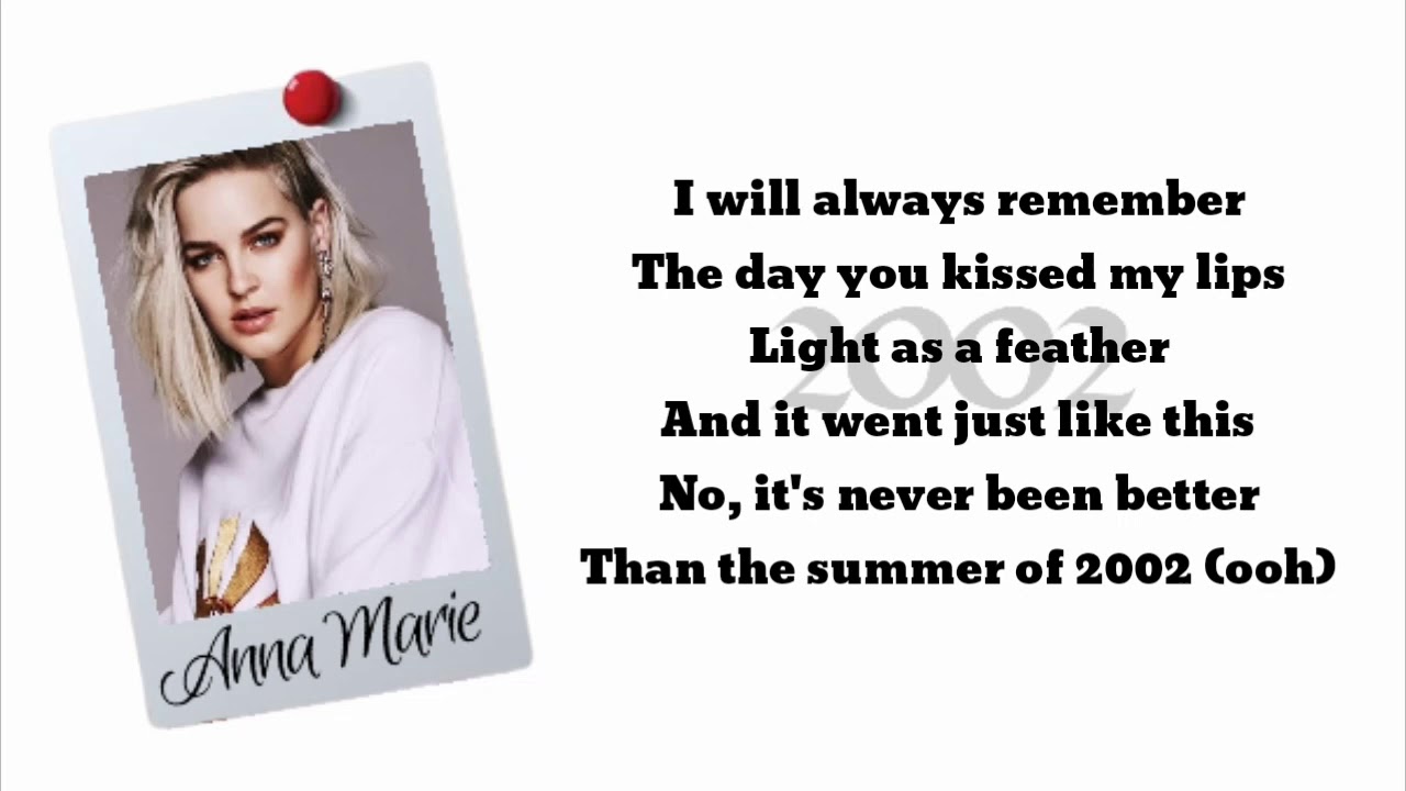 [Anna Marie] 2002 Lyrics - YouTube