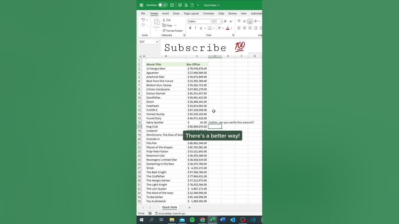 How To Add Notes In Excel Excel Learnexcel Excelshortcutkeys Excelshortcut Exceltips 7089
