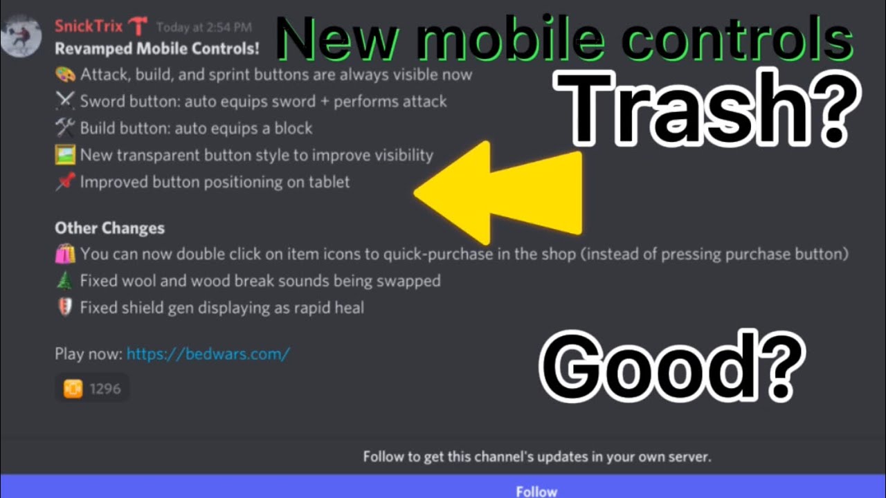 New mobile controls - YouTube