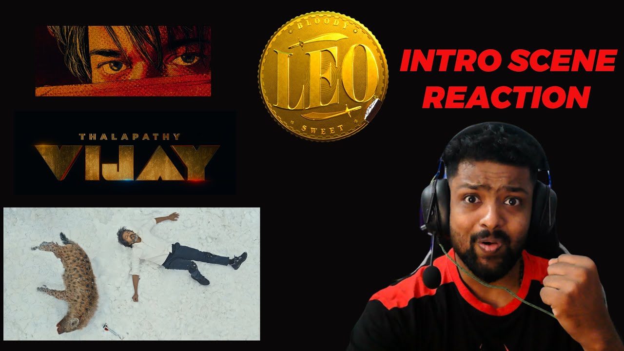 LEO Intro Title Card Scene Reaction | Thalapathy Vijay - YouTube