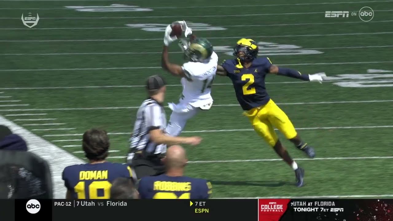 2022-09-03 - NCAAF - Michigan Defense vs Colorado State - Every Snap ...