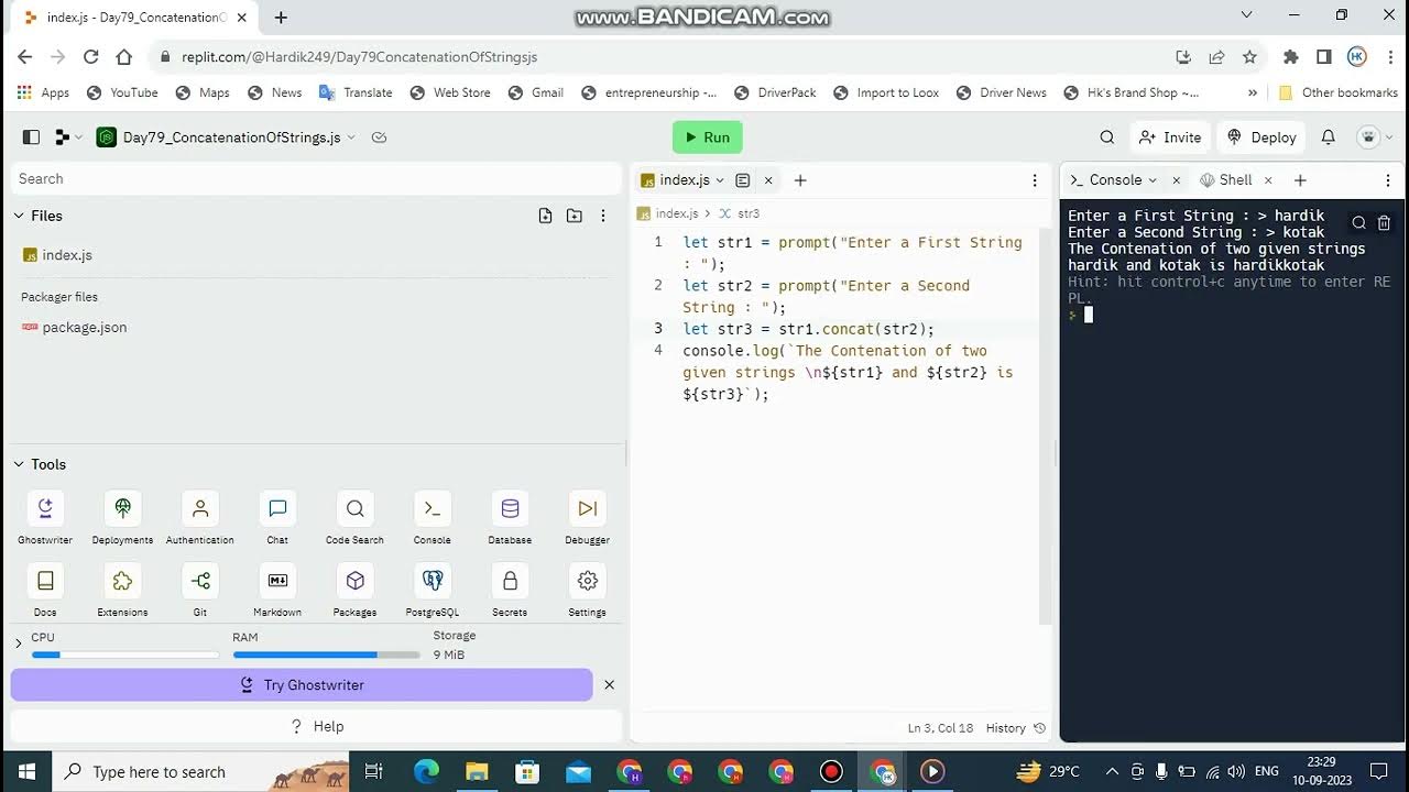 #day79 Day79 Concatenation of String in JavaScript ... #day79 Day79 Concatenation of String in JavaScript ...