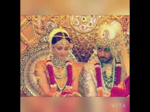 cute Aishwarya Rai marriage photo status