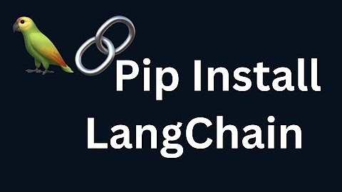LangChain Tutorial for Beginners - YouTube