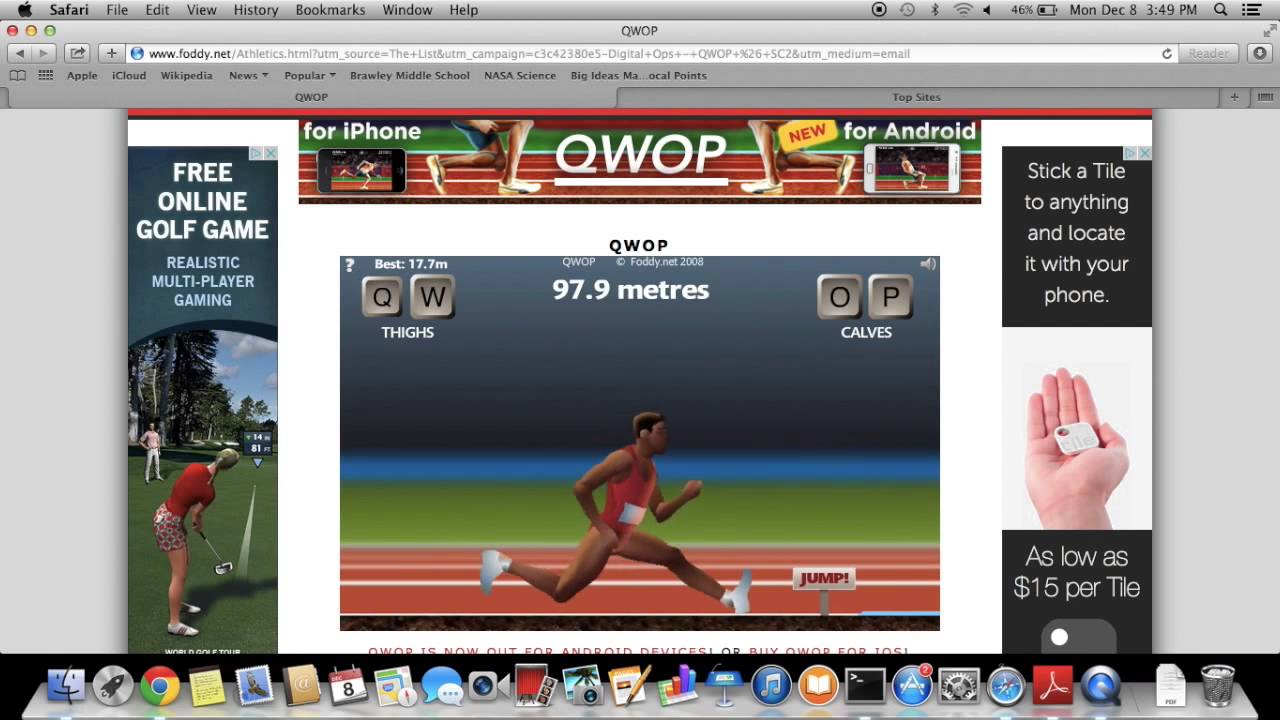 QWOP I GOT TO 100 LEGIT - YouTube