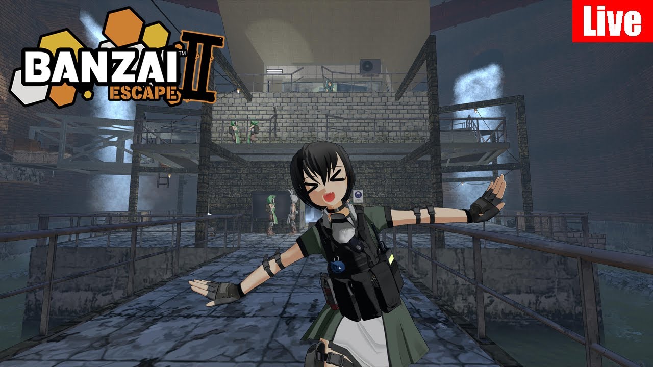 [Live] Banzai Escape 2 Subterranean - Chill play with anime shooting ...