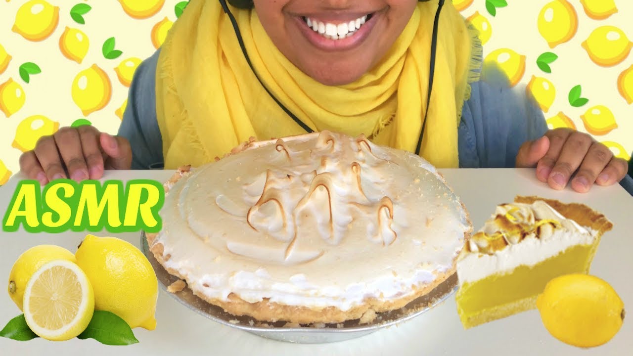 ASMR Lemon Meringue Pie | Eating Sounds | No Talking | Diamond ASMR ...
