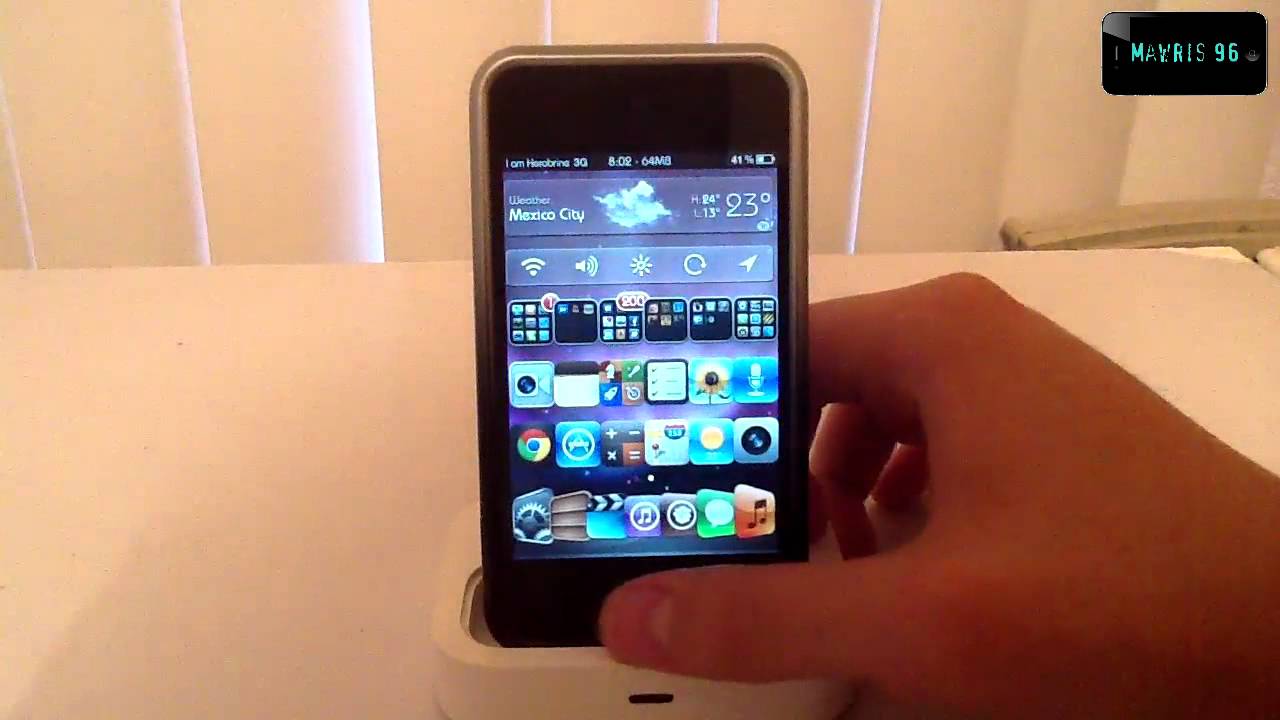 Como tener un efecto Coverflow en el dock de tu iPhone, iPod o iPad - YouTube