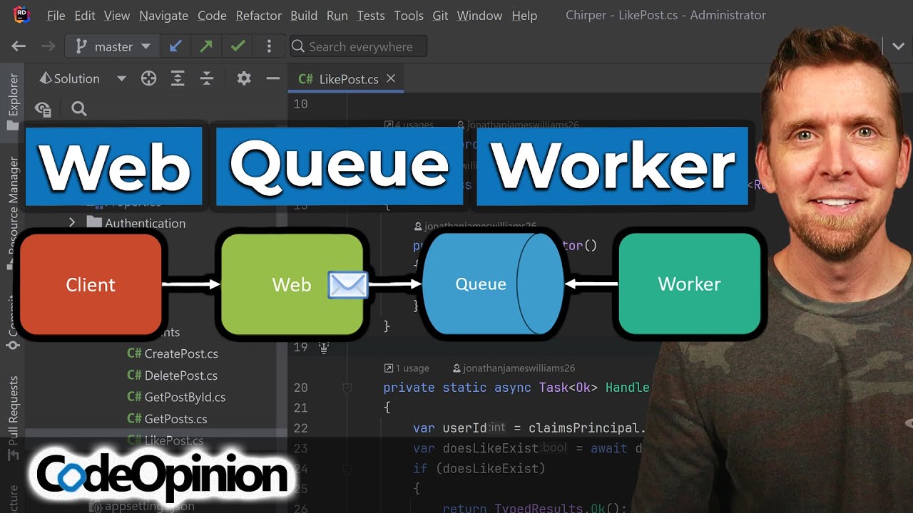 Web Queue Worker Architecture Style For Scaling Youtube