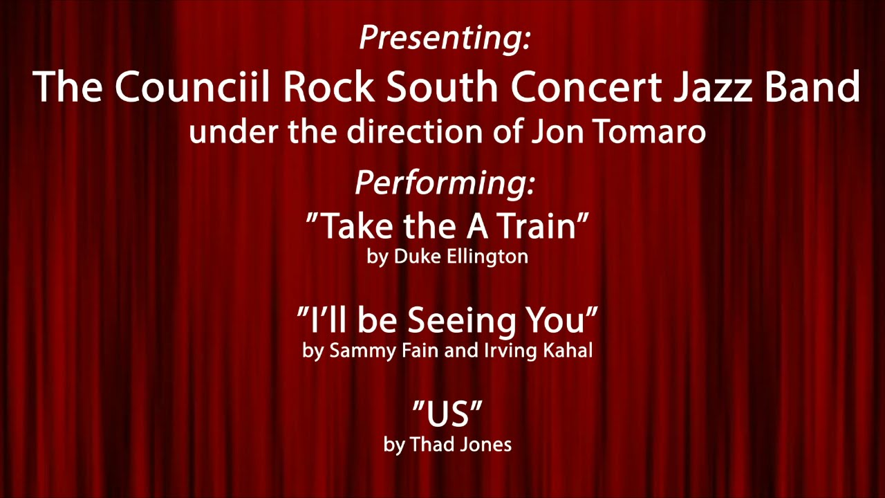 Council Rock South Concert Jazz Band 2021 - YouTube