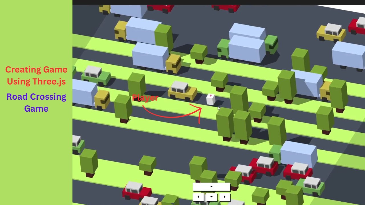 Threejs Road Crossing Game Creating Games Using Html Css Javascript Youtube
