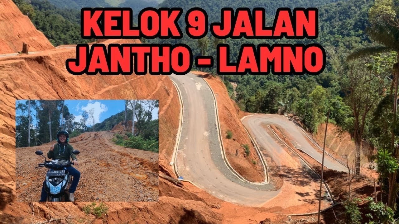 Jalan jantho - lamno || indah nya pemandangan gunung | kelok 9 ‼️ - YouTube
