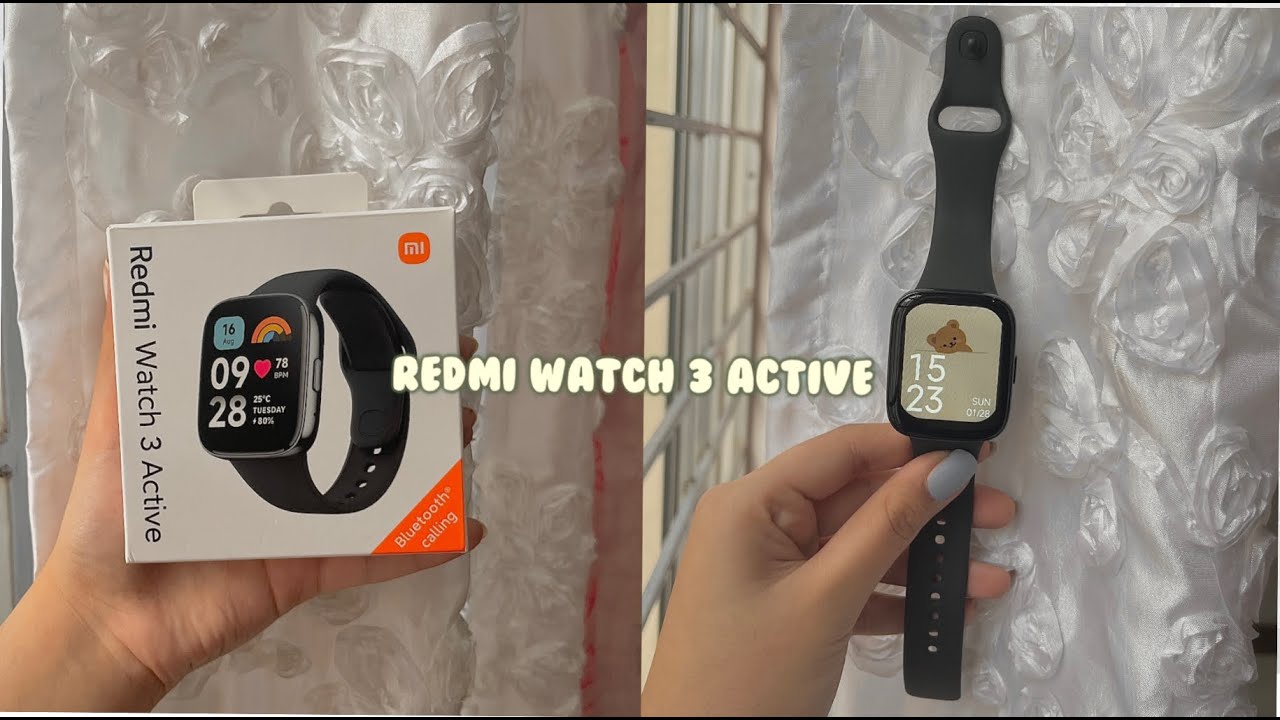 redmi watch 3 active|| unboxing + review 🌷🌙 - YouTube