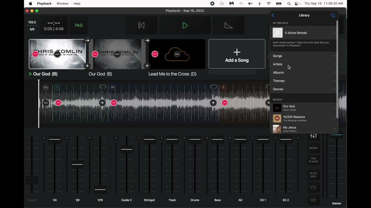 Multitracks Playback: Adding a Reference Track to Cloud - YouTube